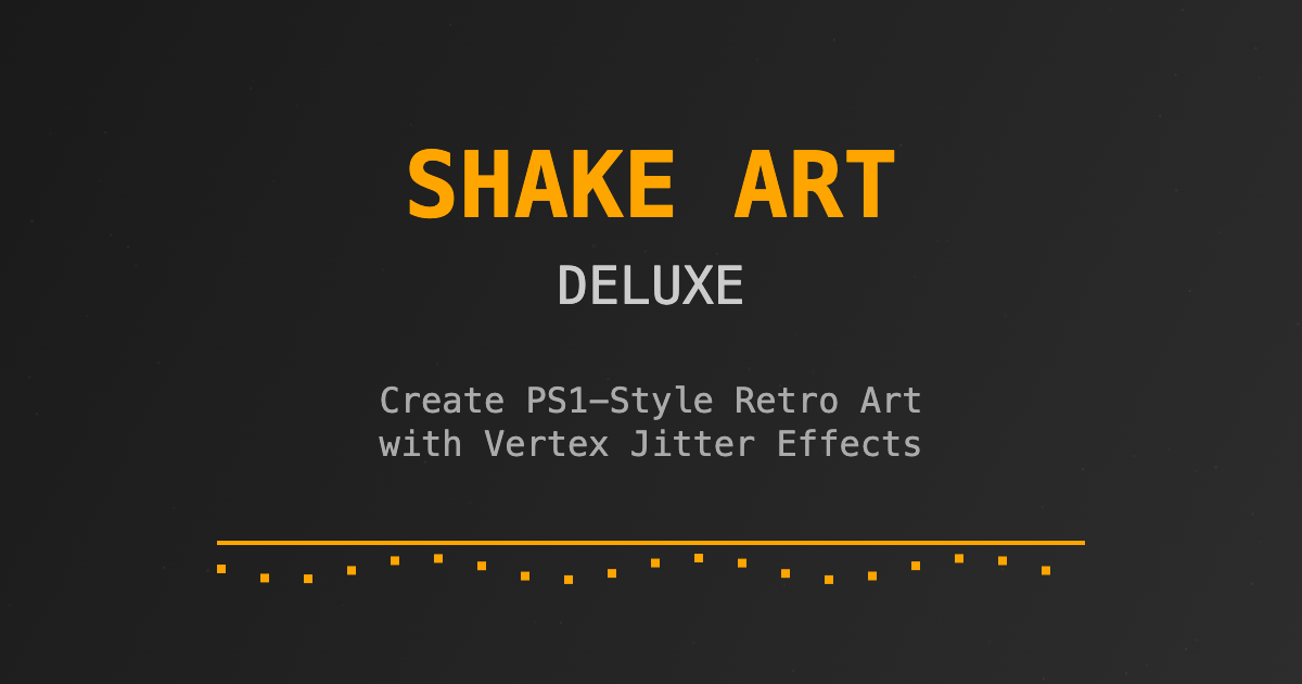 Shake Art - The Ultimate Retro Art Tool | Create Vertex Jitter Effects